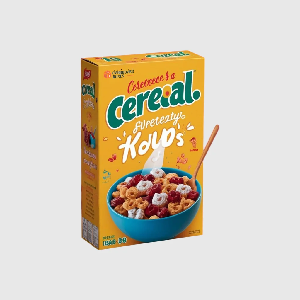 Multi-Color Printed Cereal Boxes USA